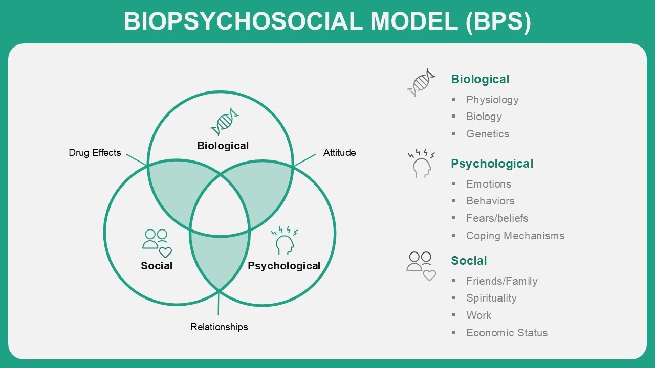Biopsychosocial Model Animated PPT Template