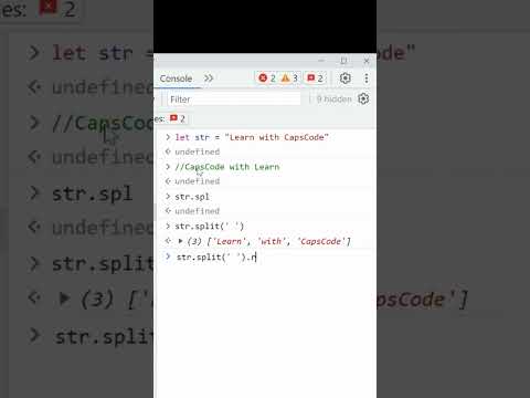 Reverse String in JavaScript in 1 line of code