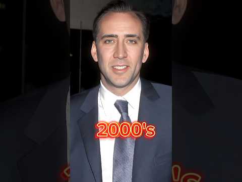 Nicolas Cage Then and Now #transformation