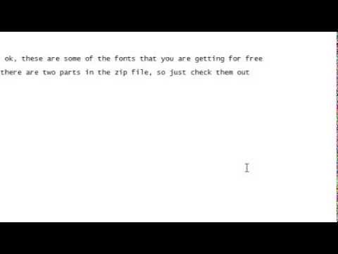 1001 free fonts download