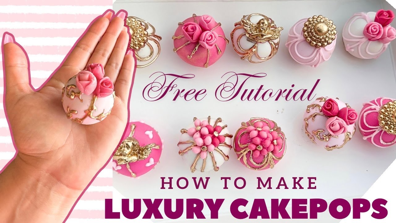 How to make luxury cakepops perfect for quinceaneras, wedding, birthday, baby shower- dessert ideas