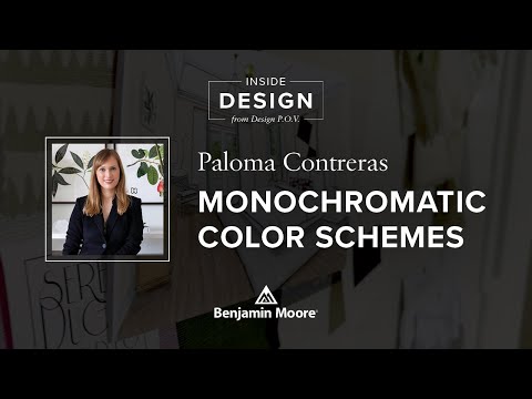 Monochromatic Décor Ideas with Paloma Contreras | Inside Design | Benjamin Moore