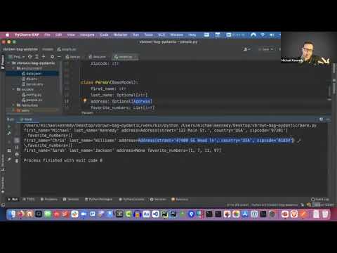 Pydantic: Modern Python Data Validation and Settings by Michael Kennedy