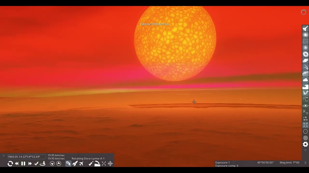 Exploring a Custom Triple Protostar System in Space Engine