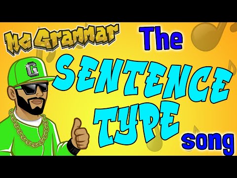 Four Kinds of Sentences Rap Song: English ESL video lessons