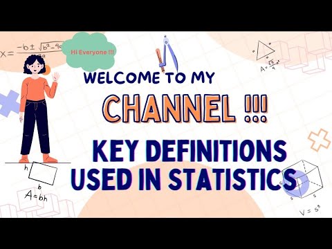 Statistics | key definition in Statistics | Statistics for Data Science