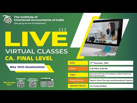 Final Paper 4: DTL & IT | Topic: Assessment of Trusts and Institutions...| Session 2 | 17 Dec, 2024