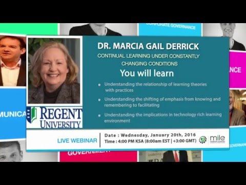 Continual Learning Under Constantly Changing Conditions | Dr Marcia Gail Derrick