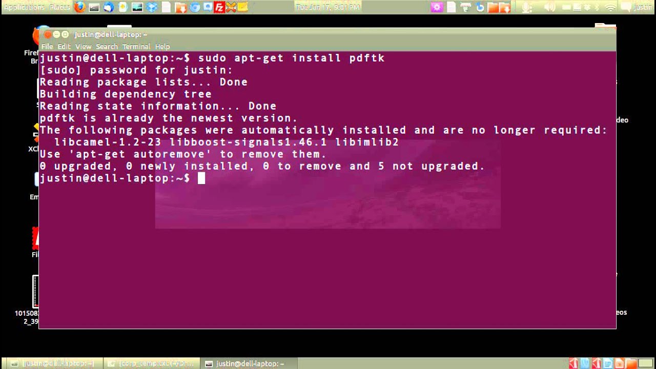 how to join 2 or more pdf files together seamlessly in linux - easy via the terminal!