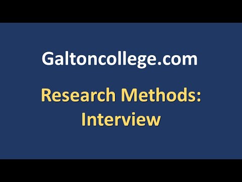 Research Methods: Interview
