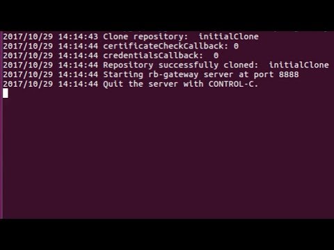 Henri-Philippe Marceau - Demo 1: Repository Mirroring for RB Gateway