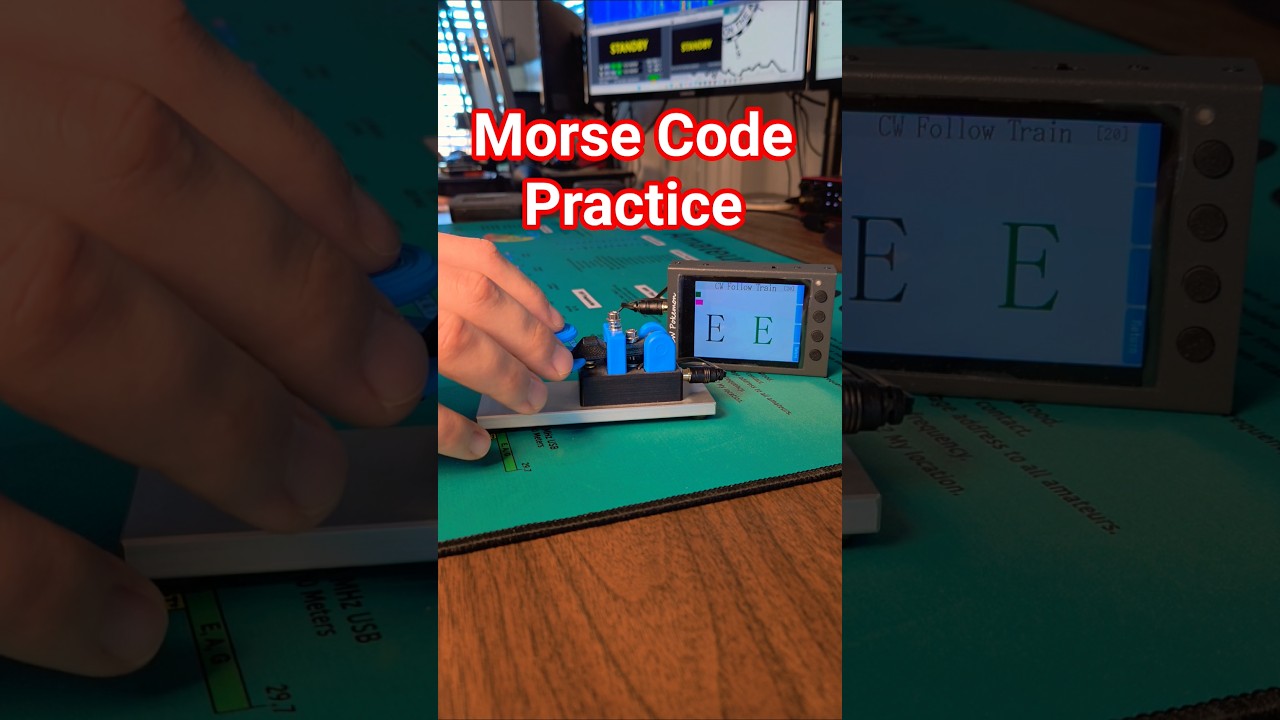 Morse Code Practice #hamradio #morsecode #practice #hobby