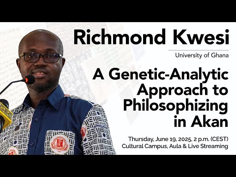 A Genetic-Analytic Approach to Philosophizing in Akan (Richmond Kwesi)