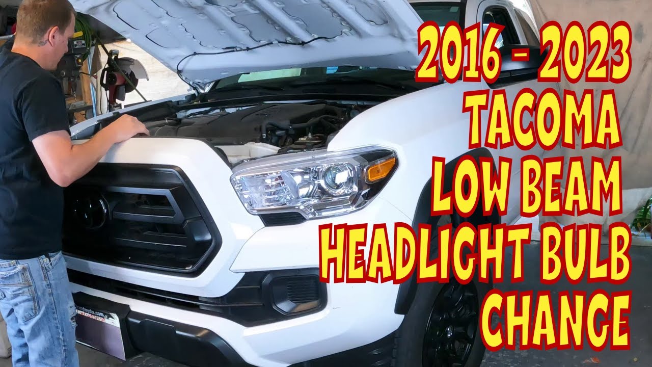 🔧 Toyota Tacoma Low Beam Headlight Bulb Replacement | H11 Bulb | Scotties Hobbies 🔧