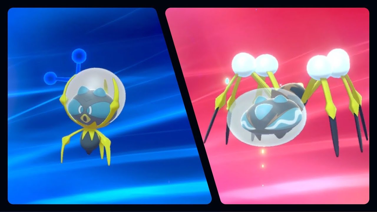 DEWPIDER EVOLVED INTO ARAQUANID (POKEMON SHIELD)