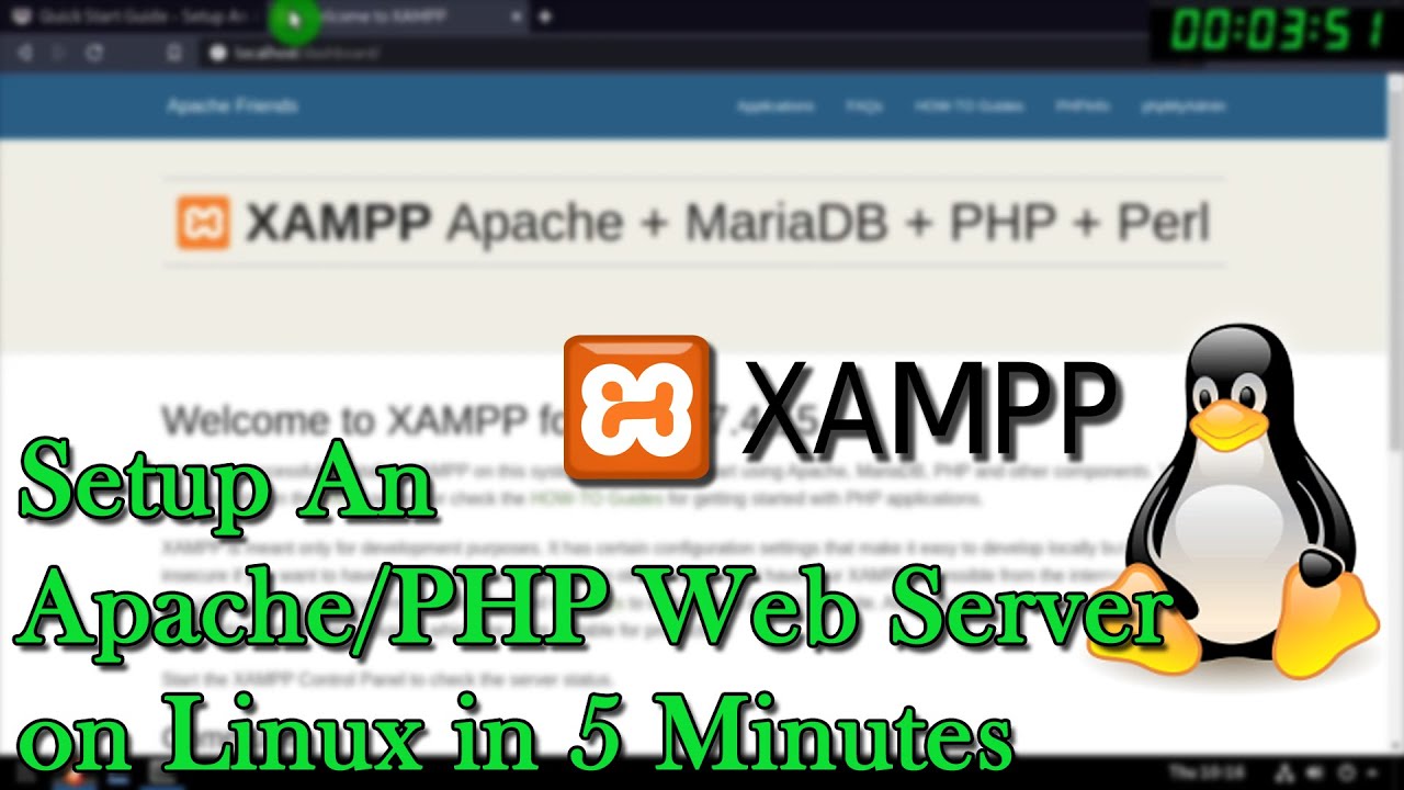 Quick Start Guide - Setup An Apache/PHP Web Server on Linux in Under 5 Minutes