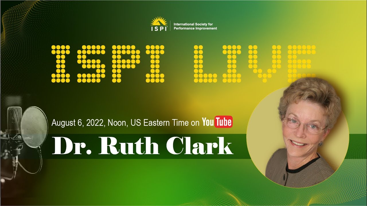 ISPI Live with Ruth Clark