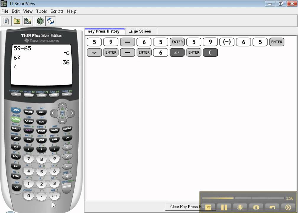 Ti-84 - Basic Operations - Part 1