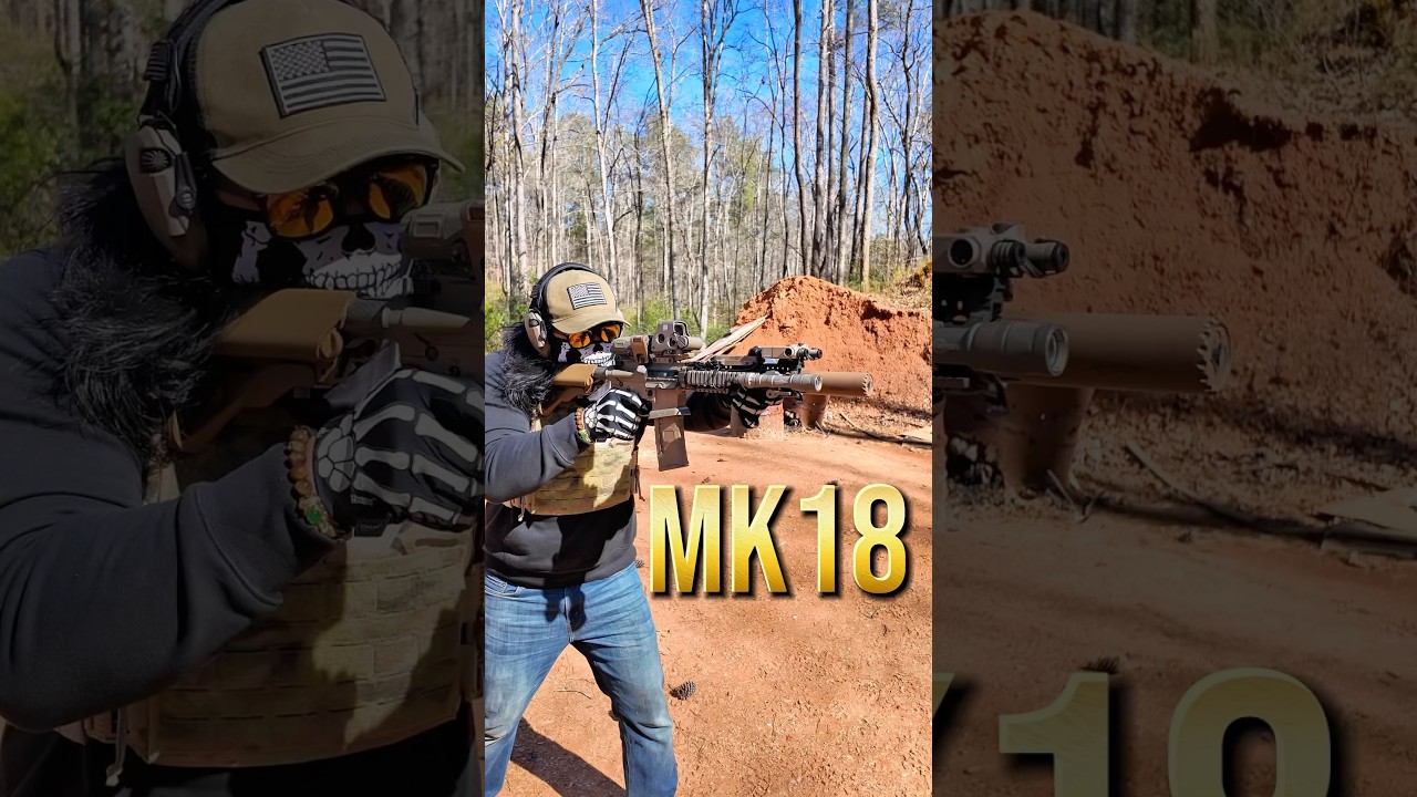 Daniel Defense Mk18 with FRT🔥 #mk18 #shorts #youtubeshorts #shortvideo #trending