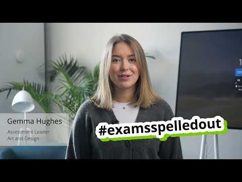 #examsspelledout | How is my coursework, or non examined assessment, marked