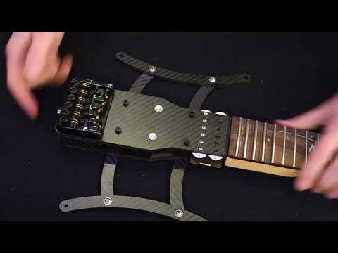 Compact Travel Foldable Carbon Fiber Electric Guitar | Reverb