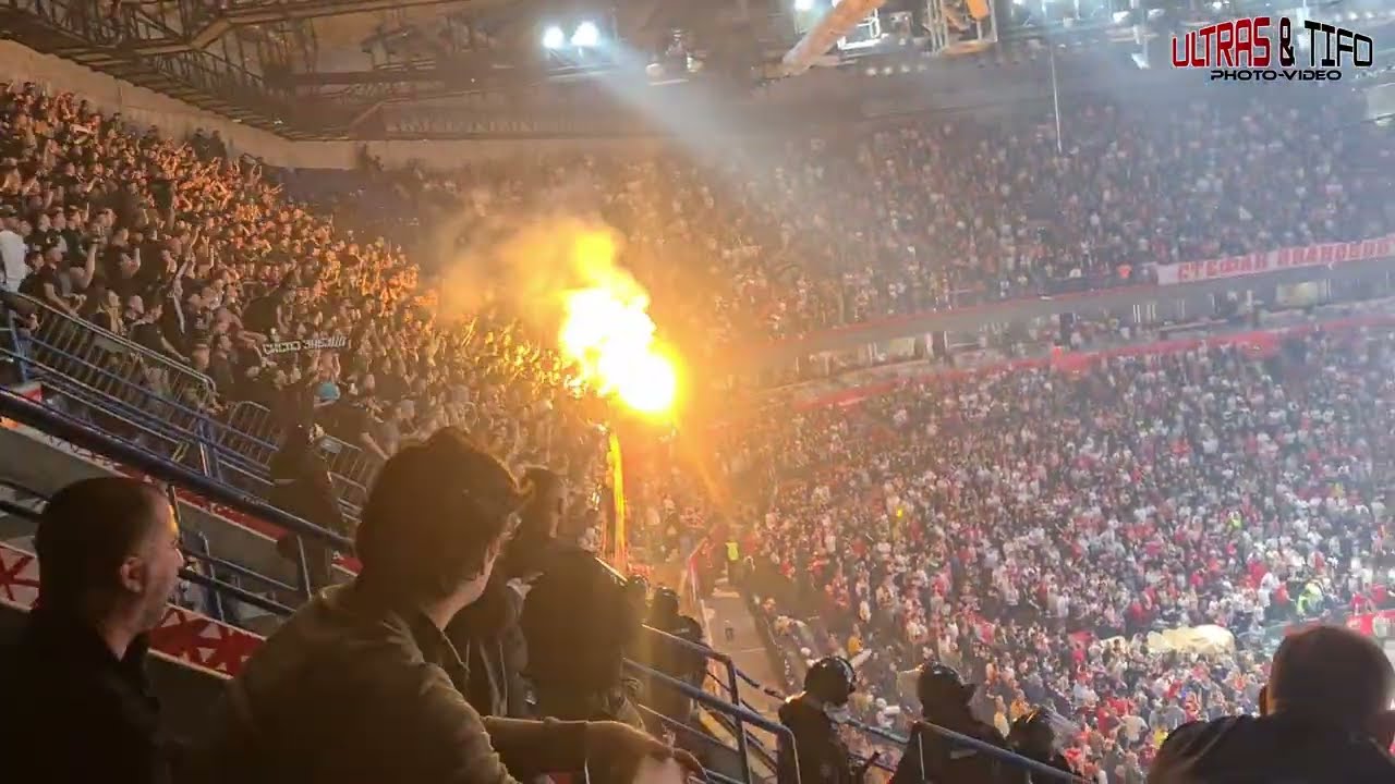 SRB: KK Crvena Zvezda Belgrade - Partizan Belgrade [Fans, Grobari, Basketball]. 2026-04-02