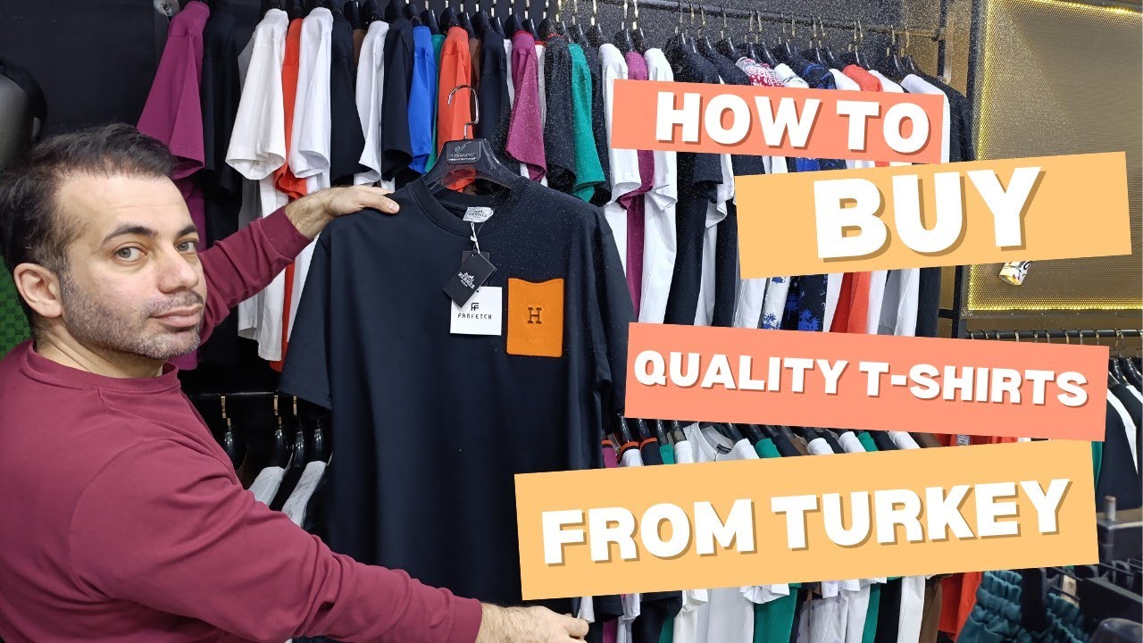 Buy high-quality t-shirts with amazing prices directly from Turkey!