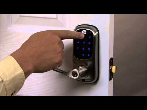 Yale Real Living Touchscreen Lever Lock Programming - Master PIN Code Setting 01