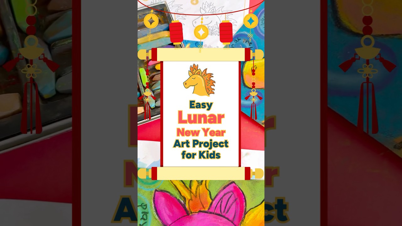 What is an Easy Lunar New Year Art Project for Kids? 🧧🎊