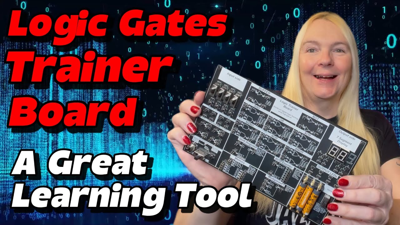Logic Gates Trainer Board - A Very Cool Learning Tool For Logic In Electronics!