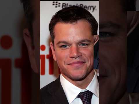 Matt Damon Apoio da esposa foi crucial durante depressão #shorts