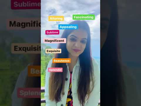 Other ways to say Beautiful || Learn Vocabulary || English Tips||