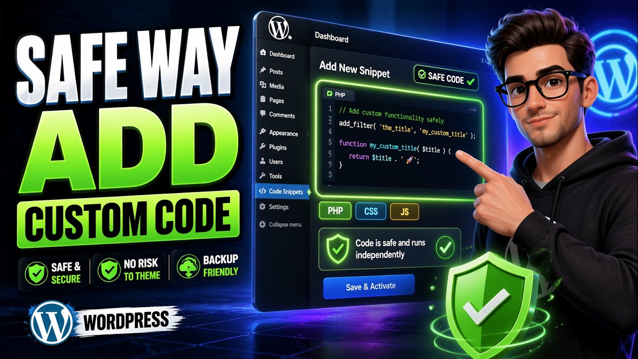 How to Add Code Snippets in WordPress (2026 Beginner’s Guide)