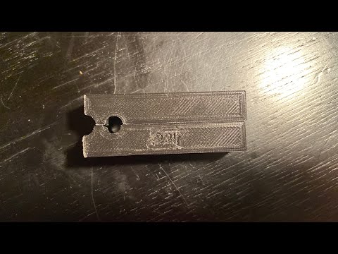 3D printed tool for fixing warped .22lr shells (for reloading)