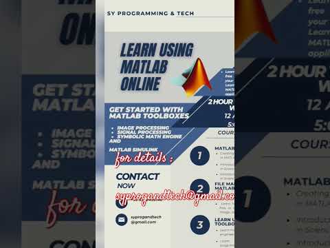 Learn Using Matlab Online