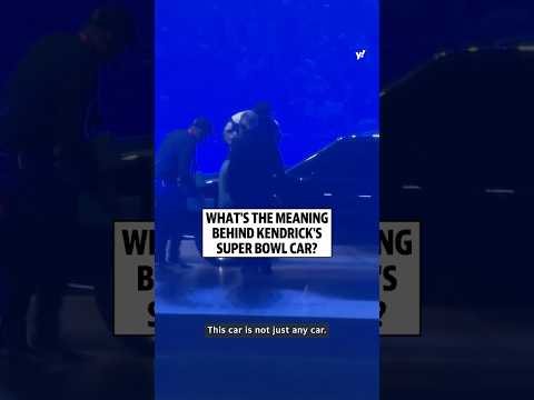 What's the meaning behind Kendrick Lamar's Super Bowl car?