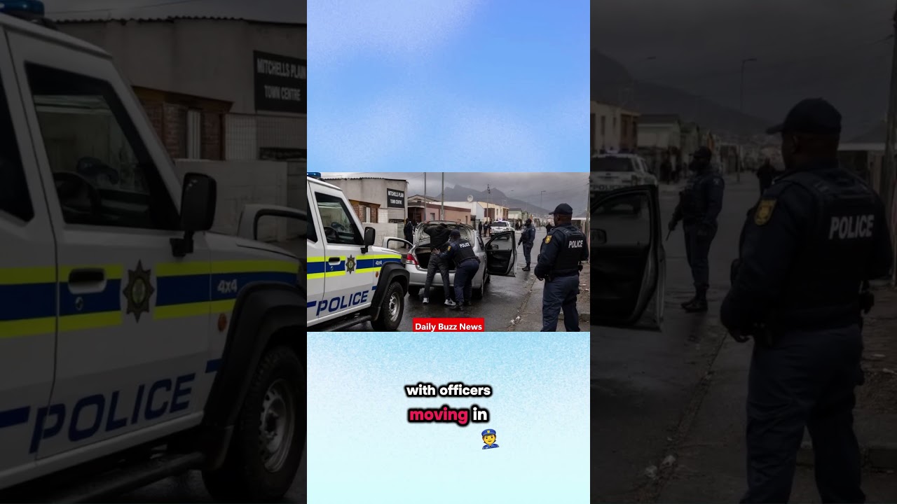 SAPS launches major crackdown on gang hotspots in Mitchell's Plain#SAPS #MitchellsPlain#GangViolence