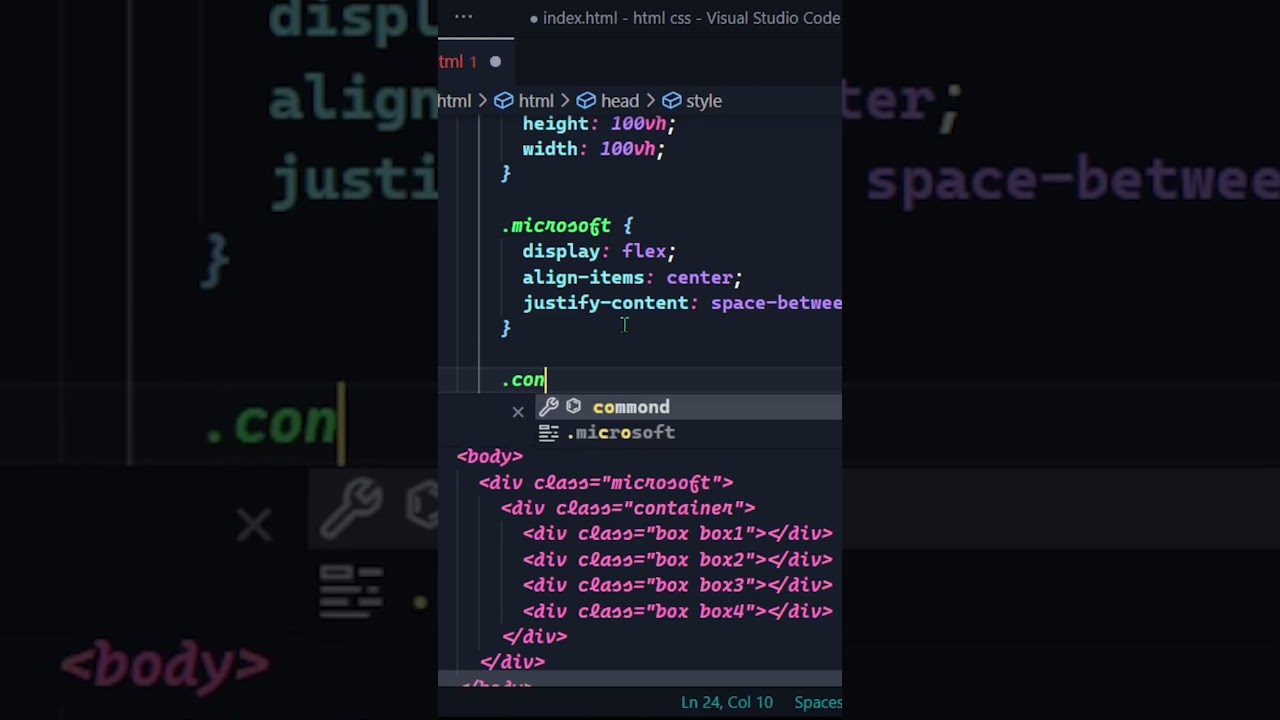How To Build Microsoft Logo | HTML CSS
