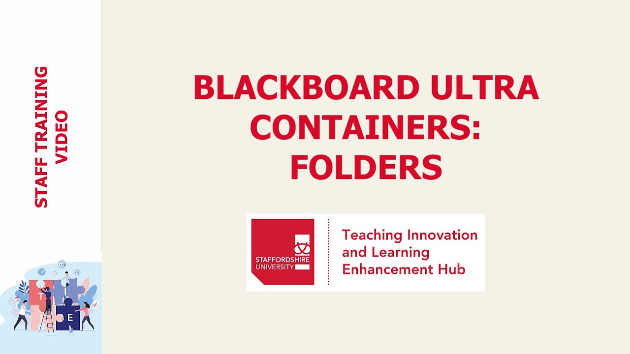 Blackboard Ultra Containers: Folders