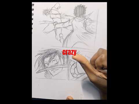 2 for 1!! #mangaart #art #sketch #goku #anime #kagurabachi #naruto #ichigo #luffy