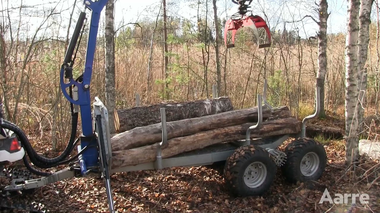 Aarre 2021 | Polaris 570 Sportsman ja Avesta Vagnen MS 48 -tukkikärry esittelyssä