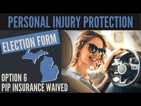 Auto Insurance PIP Form — Option 6: PIP Coverage Waived | Mason-Mc-Bride