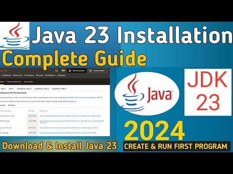 How to Install Java JDK 23 on Windows 10/11