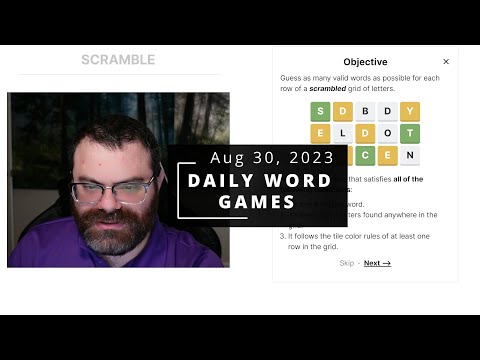 Scramble and other daily games! - Aug 30, 2023