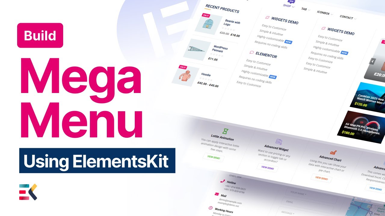 Step-by-Step Guide: Build Elementor Nav & Mega Menus with ElementsKit