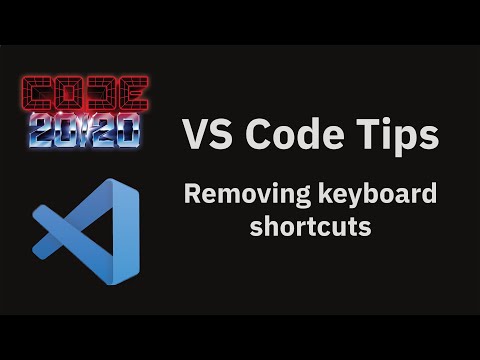 VS Code tips — Removing a keyboard shortcut