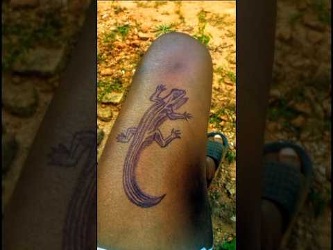 how to draw a simple temporary tattoo #subscribe #shorts #tattoo