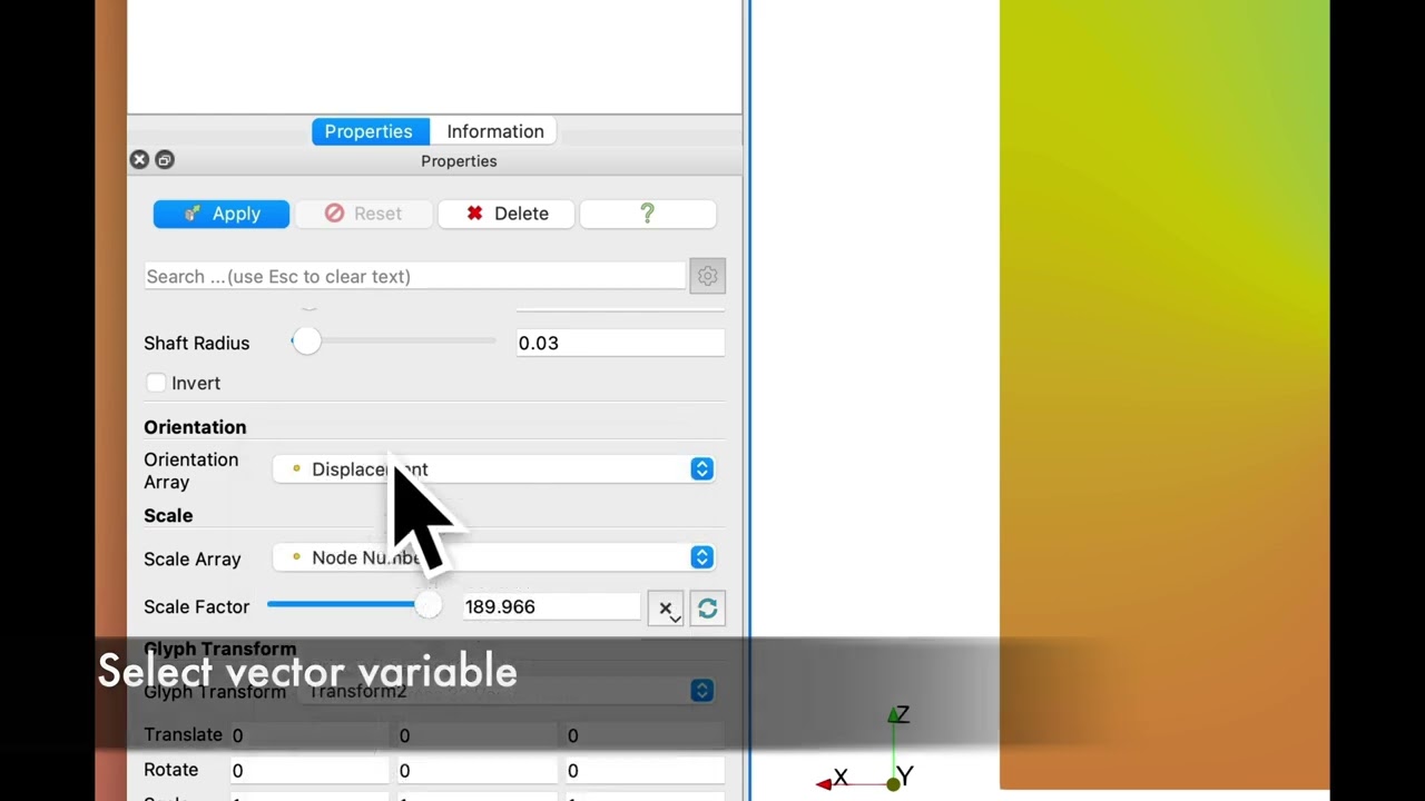 ParaView Tutorial: Visualize Vector Fields with Glyphs (Arrows in 3D)