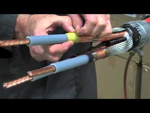 Heat Shrink Cable Joint - 11kV 3 Core XLPE & EPR High Voltage Cable Joints