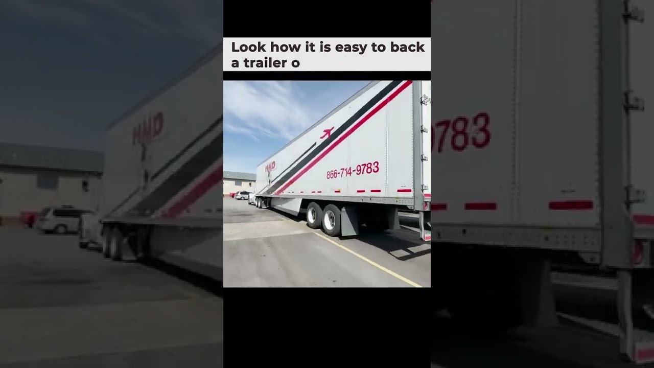 👍 Backing a Trailer Up In One Try — How Hard Is It Really?